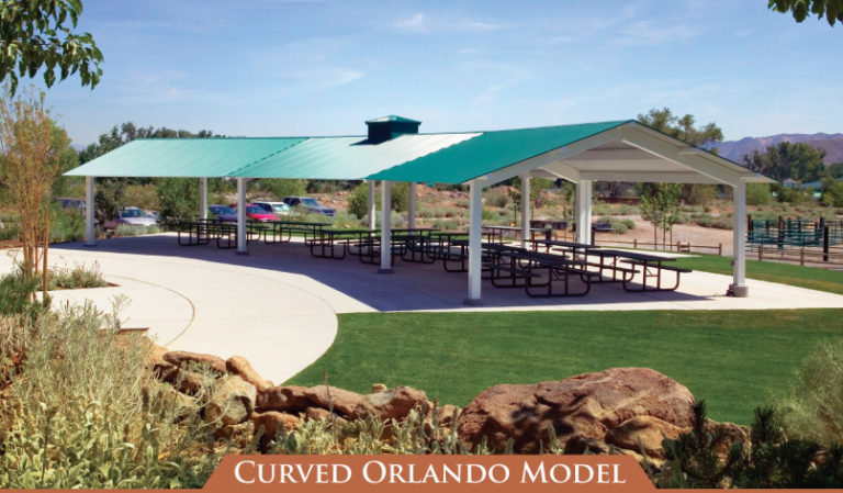 Shade Shelter for the Park – Curved Orlando Model