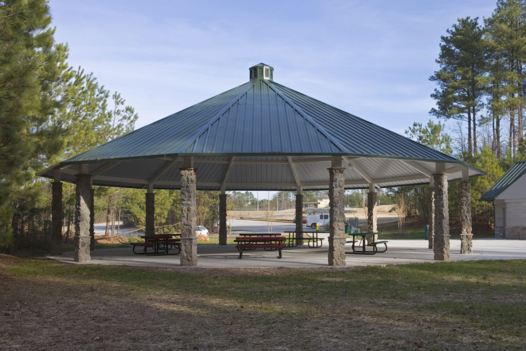 Atlanta shade structure model with a spacious dodecahedral (12-sided ...